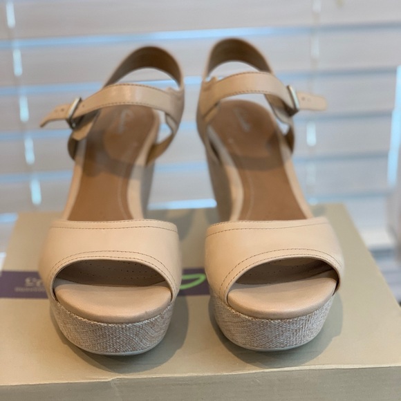 Clarks | Shoes | Clarks Platform Wedge Sandals | Poshmark